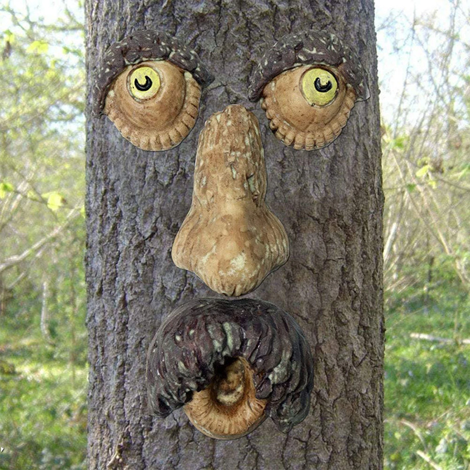 Easter-Bark-Luminous-Tree-Face-Tree-Monster-Facial-Features-DIY-Resin ...