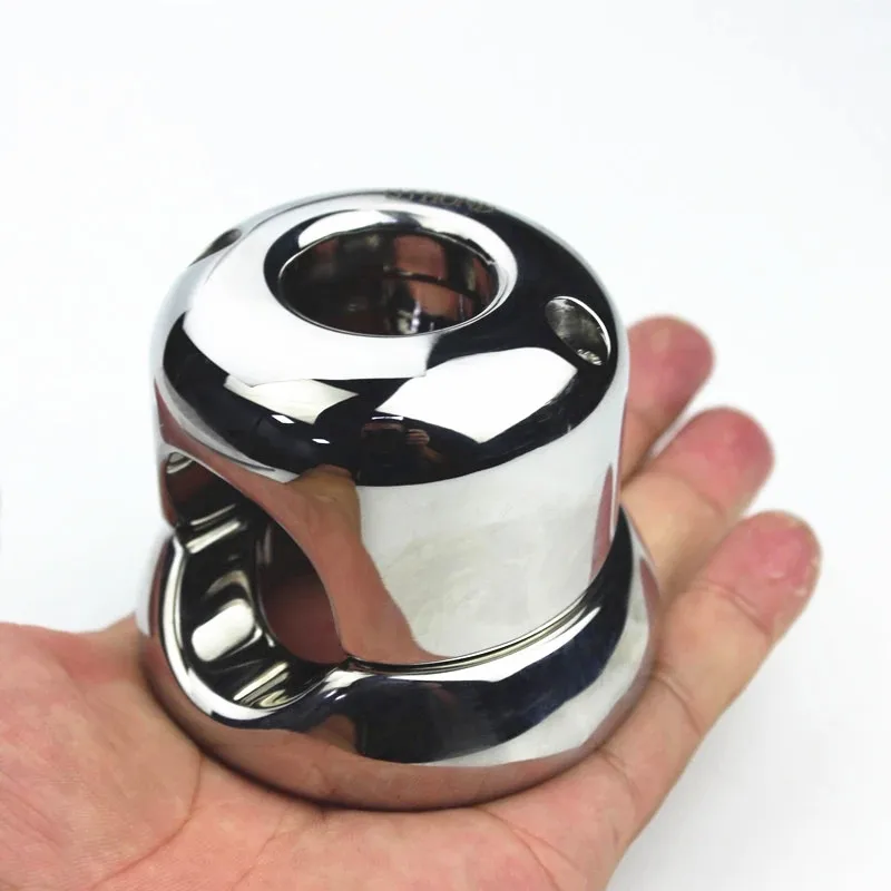 Pendentif Scrotum en acier inoxydable, anneau de pénis, formation à l'étirement du scrotum ...