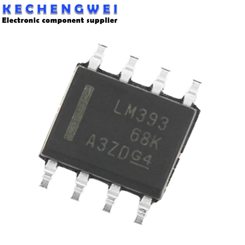 10pcs Lm393 Sop8 Lm393dr 393 Sop-8 Sop Smd New And Original Ic Chipset ...