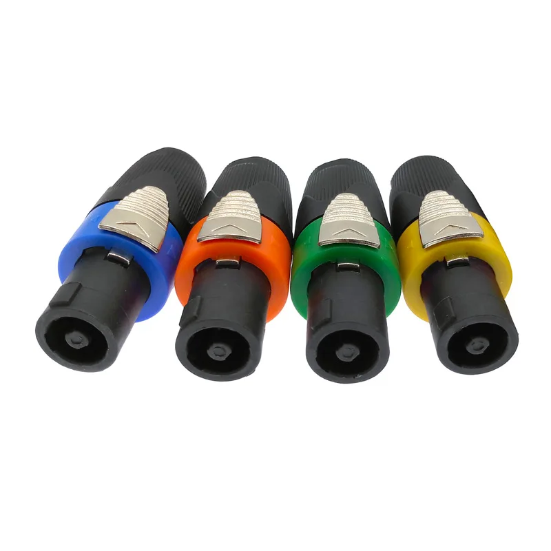 10pcs Speaker Powercon connector Speakon 4 Pole Plug Male Professional ...