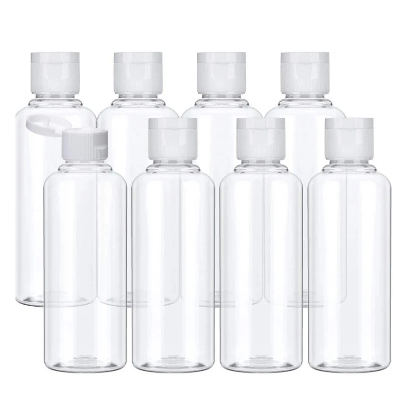 20pcs Plastic Shampoo Bottles 10/30/50/60/100/120ml Plastic Bottles For ...