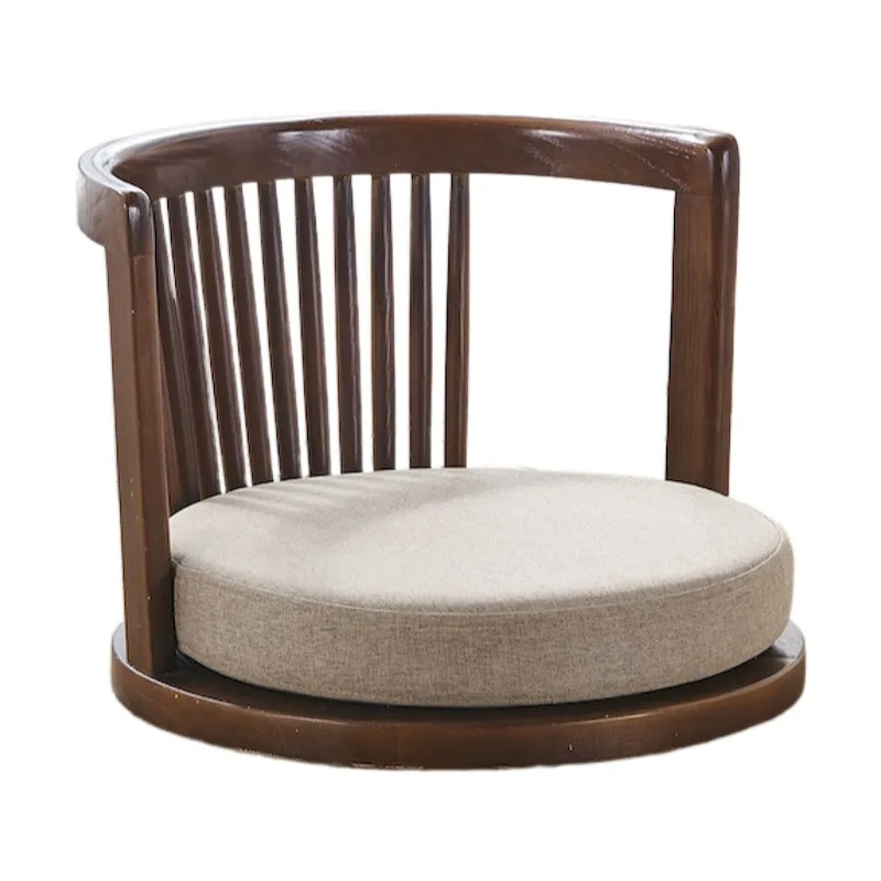 Japanese Zaisu Meditation Chair with Armrests with Back Support Asian ...