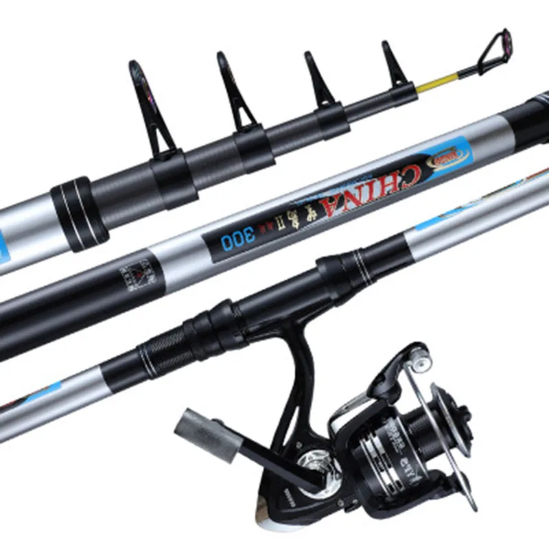 Carbon-casting-fishing-rod-telescopic-spinning-sea-rod-2-1-4-5m ...