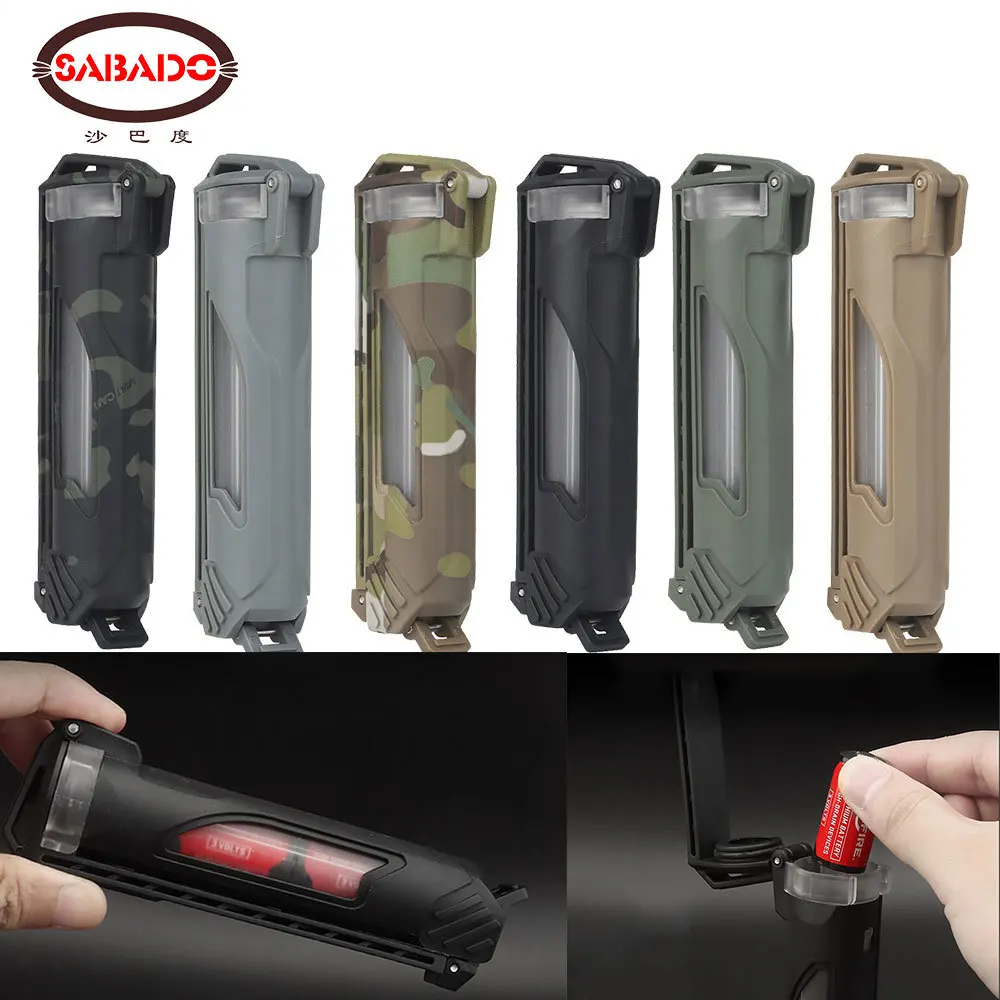 Tactical Cell Vault Battery Container Set For CR123 AAA AA Batteries ...