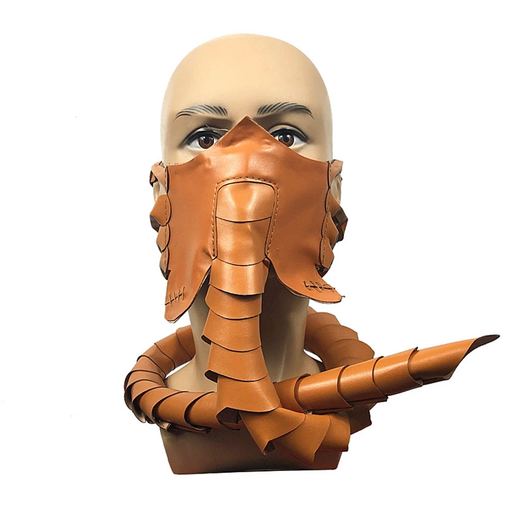 Halloween Funny Scary Face Scorpion Alien Facehugger Cosplay Mask ...