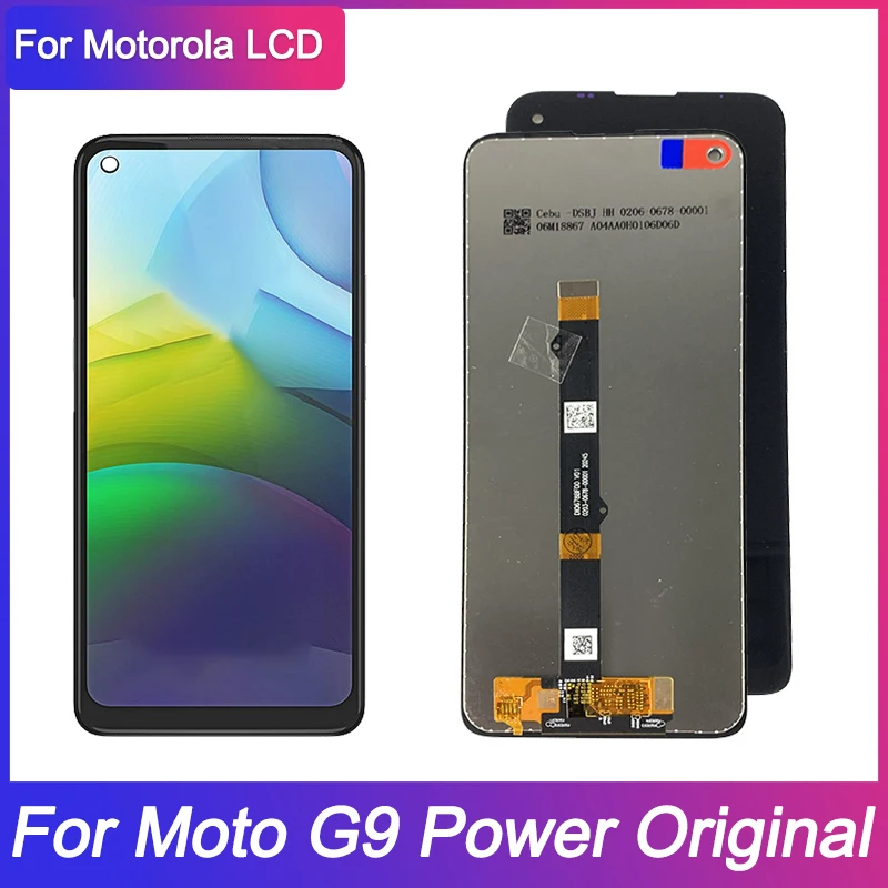 Display lcd para motorola moto g9, tela sensível ao toque para moto ...