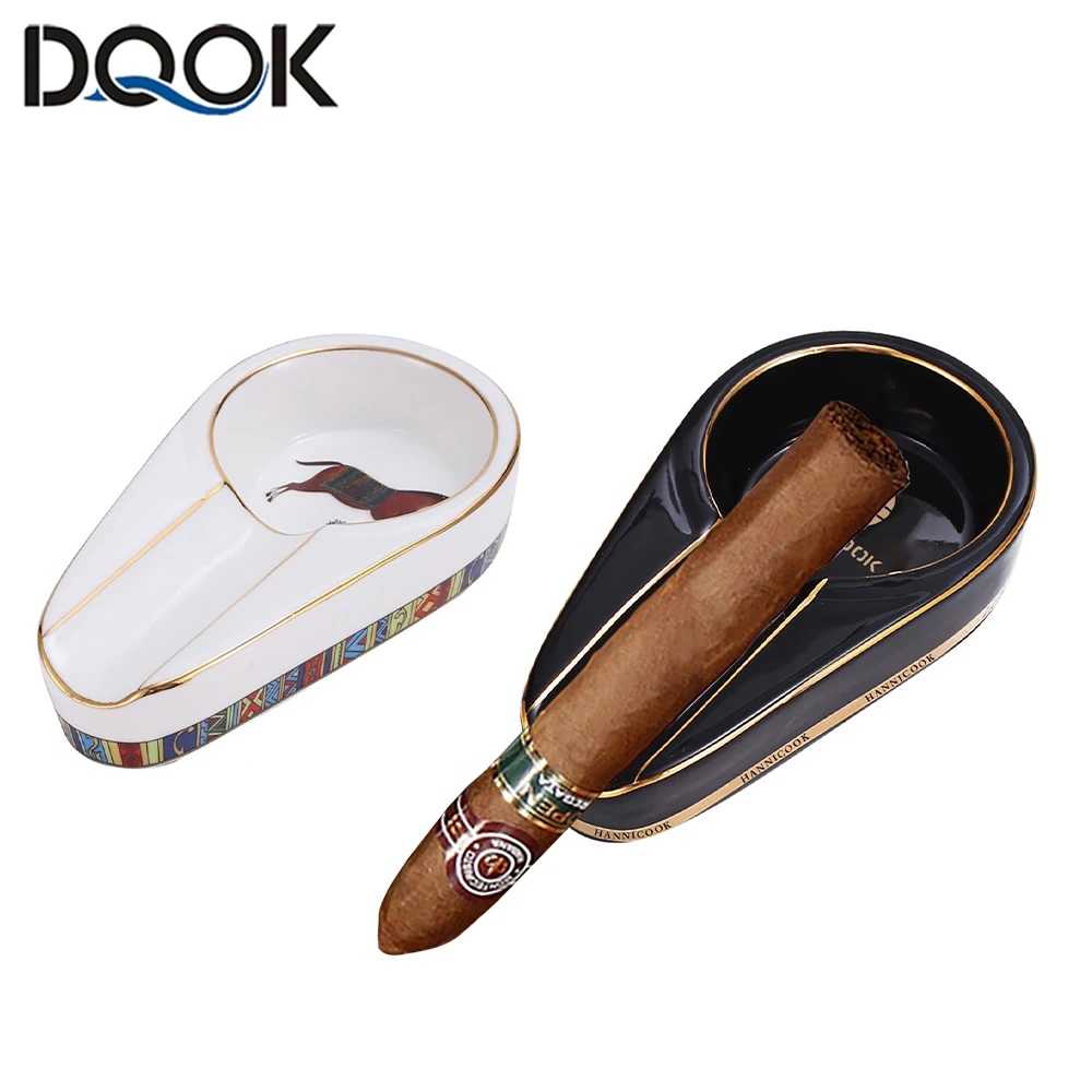Cigar-Gadgets-Home-Cigar-Ashtray-Portable-Ceramic-Cigars-Ash-Tray ...