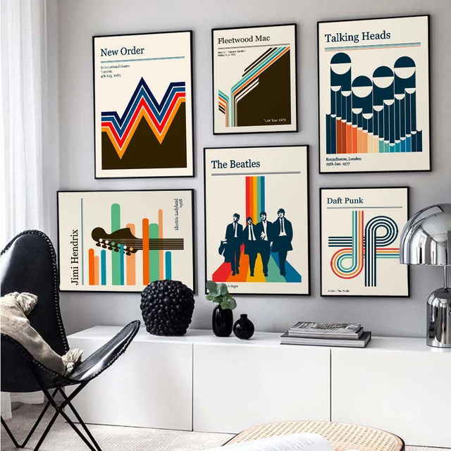 Minimalist Band Posters