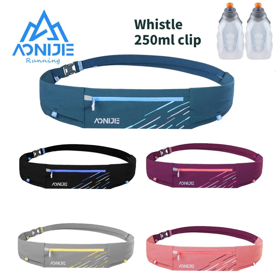 Aonijie W8105 경량 편안한 러닝 허리 가방 벨트 수화 패니 팩 조깅 피트니스 체육관 하이킹용 스포츠 포켓러닝 백