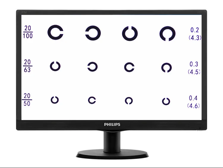 Glasses-optometry-equipment-19-inch-LCD-vision-chart-projector-computer ...