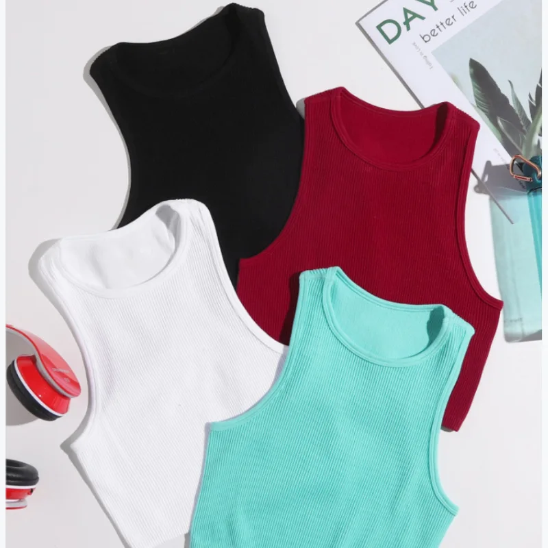 4Pcs-Seamless-sports-Tops-Women-s-Tube-Top-Workout-Running-Casual ...