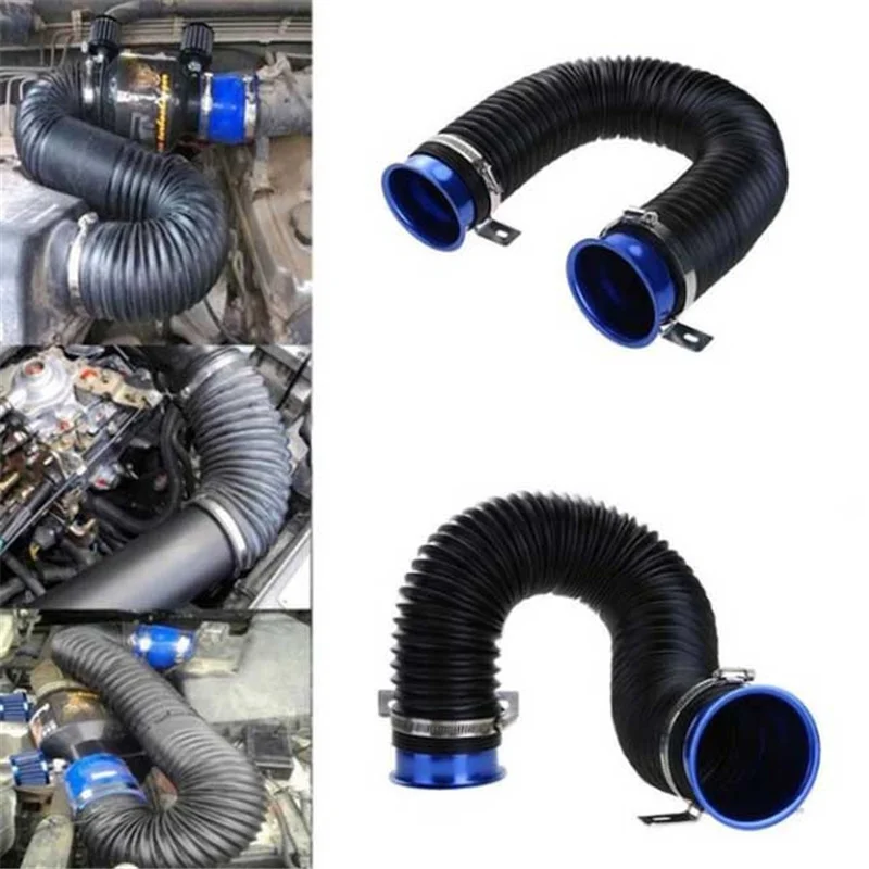 Universal Flexible Air Intake Pipe Inlet Hose Tube Duct Multi Aluminum ...