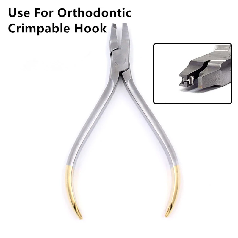 Dental Crimpable Hook Placement Plier Stainless Steel Free Hook Clamp ...
