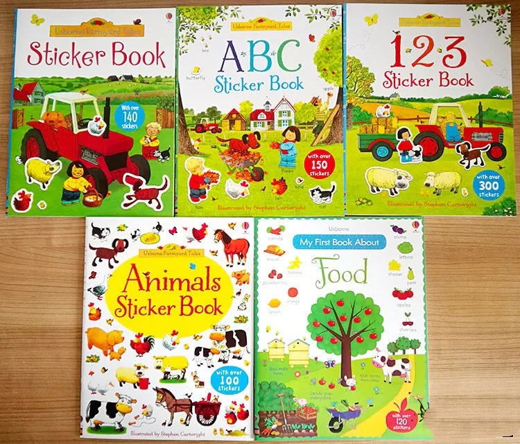 Generic A4 Children Cartoon Sticker Books Kids English Sto | Jumia Nigeria