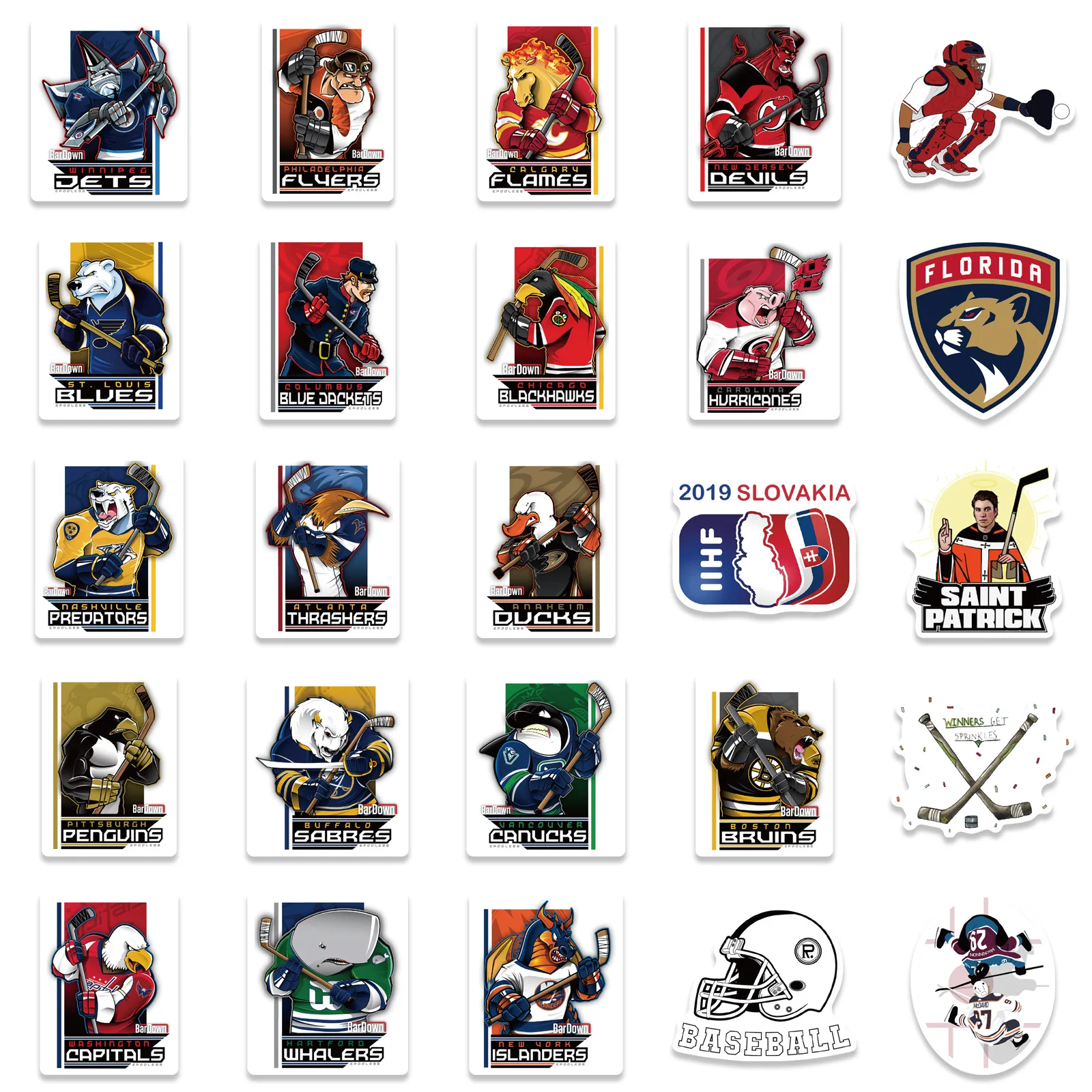 Hockey Sports Team Logos