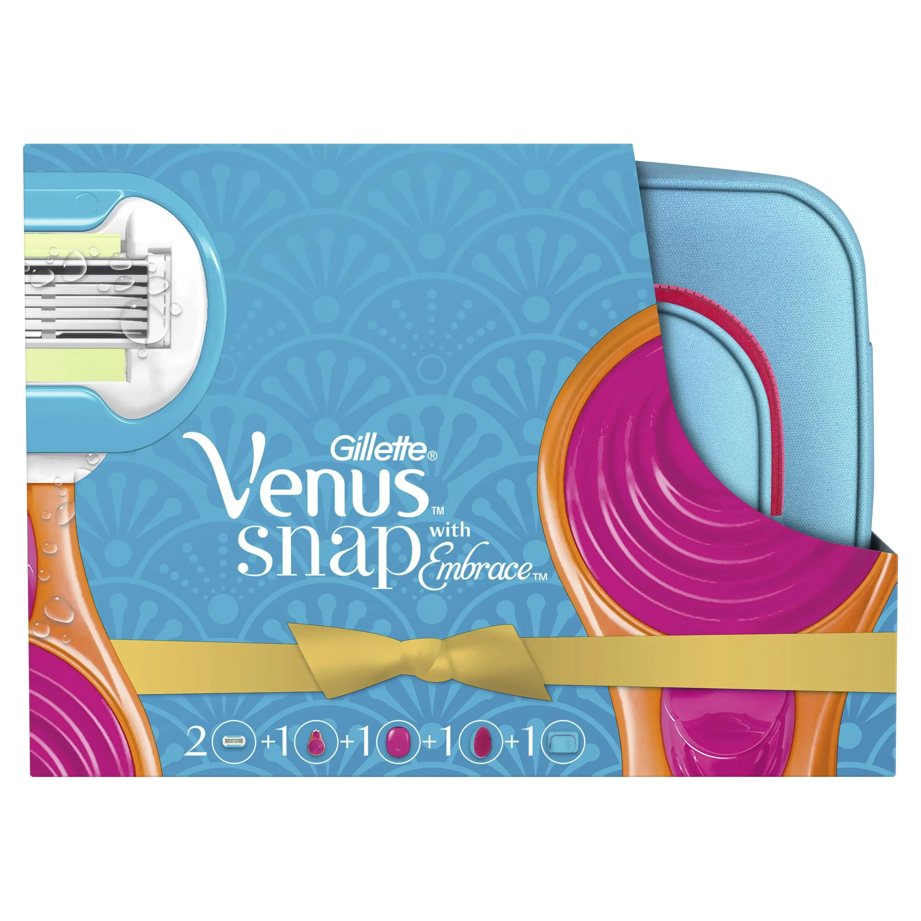 Venus Snap Embrace Gift Set (Compact Shaver + 2 Interchangeable ...