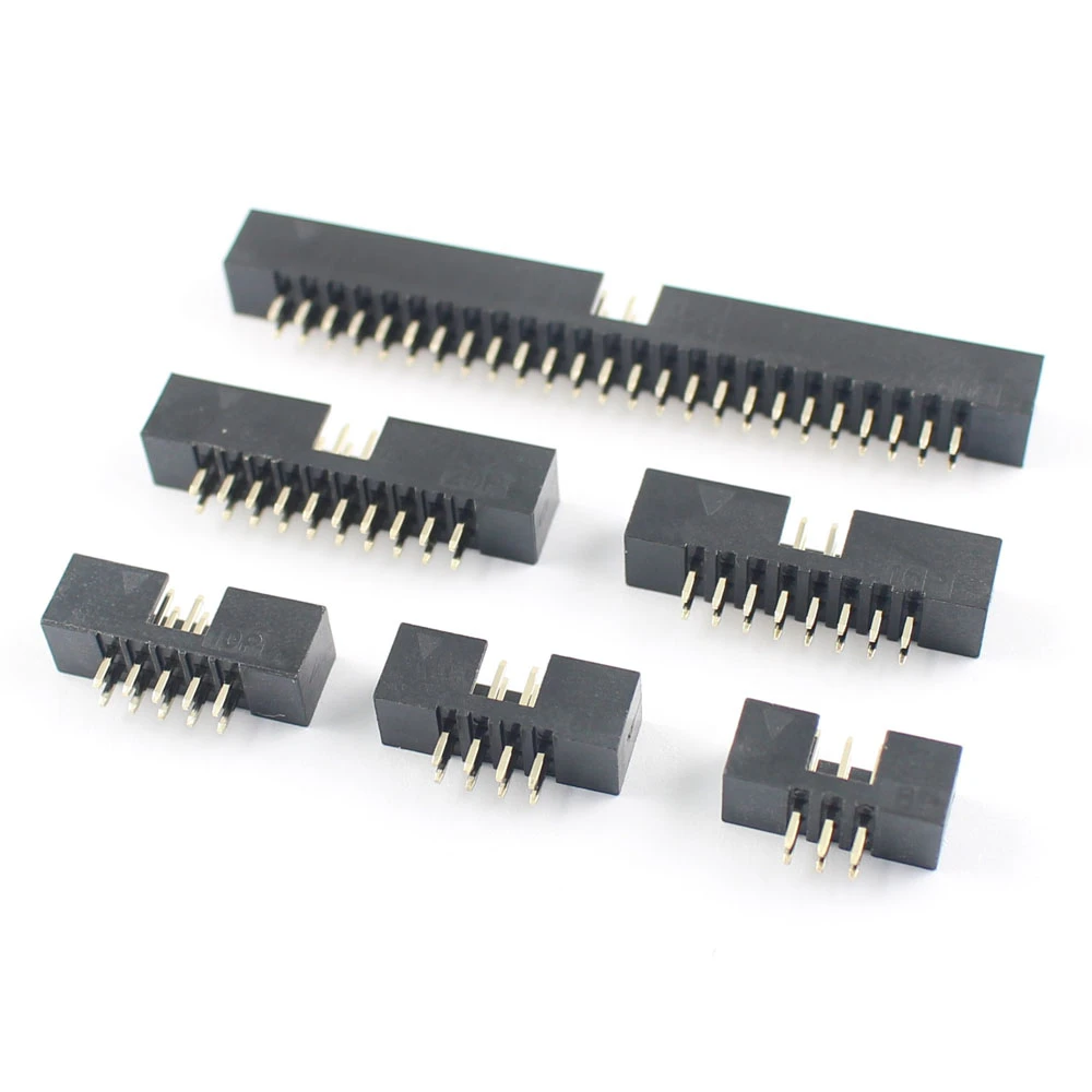 10pcs 2mm 2.0mm Pitch Dc3 Male Connector 6 8 10 12 14 16 18 20 24 26 30 34 40 44 50 Pin Dip ...