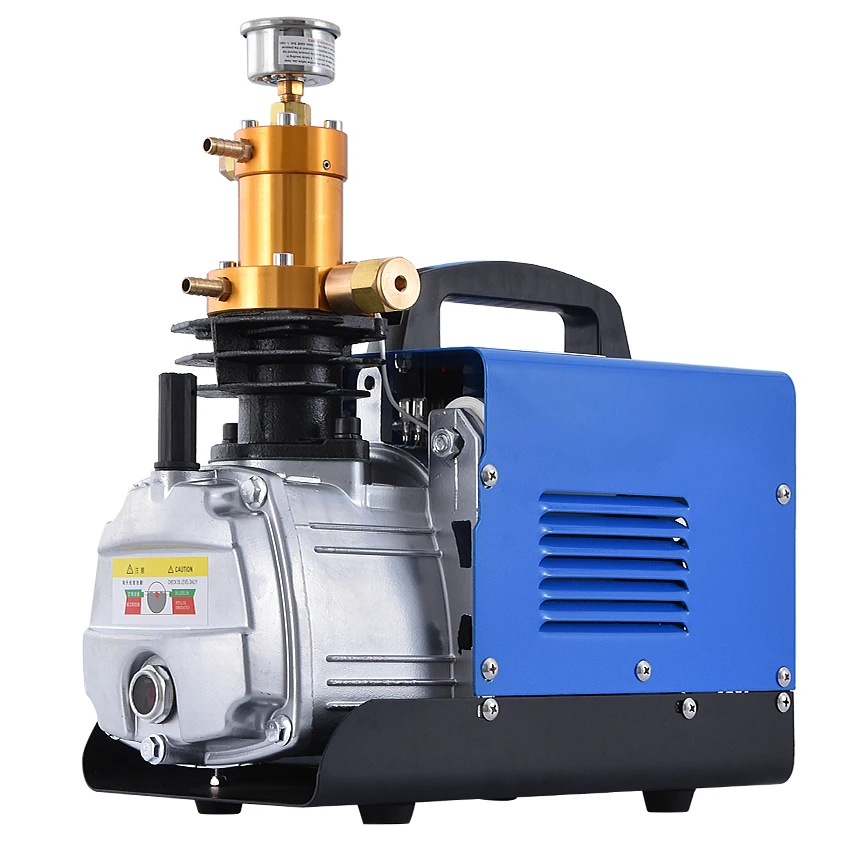 30MPA High Pressure Air pump Small Single Cylinder Water Cooling Air ...