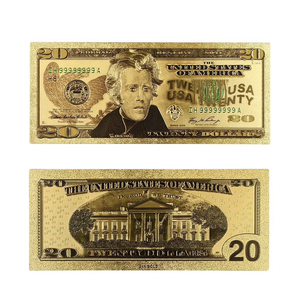 Newset-USA-Souvenir-Gifts-20-Dollar-Colorful-Gold-Banknote-24k-999-9 ...