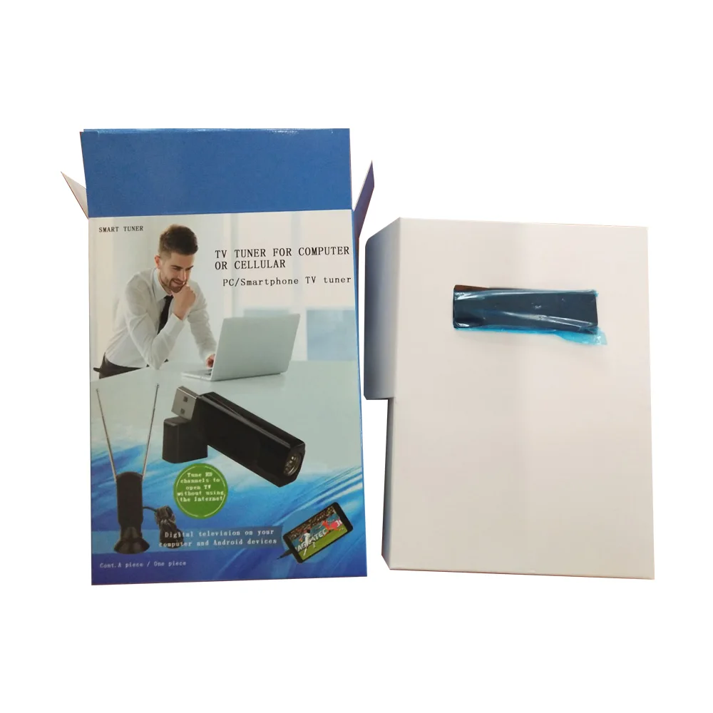 Цифровой спутниковый мини DVB-T2 usb ТВ-тюнер с антенной дистанционного ...