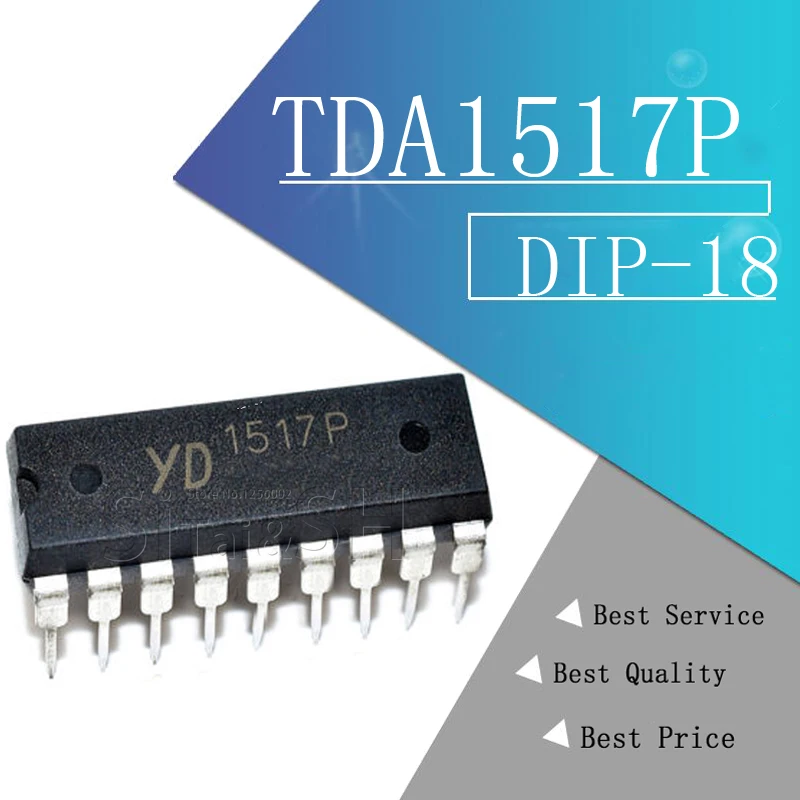 10pcs/lot Tda1517p Tda1517 1517p 1517 Dip18 Tda1517p = Yd1517p Utc1517 ...