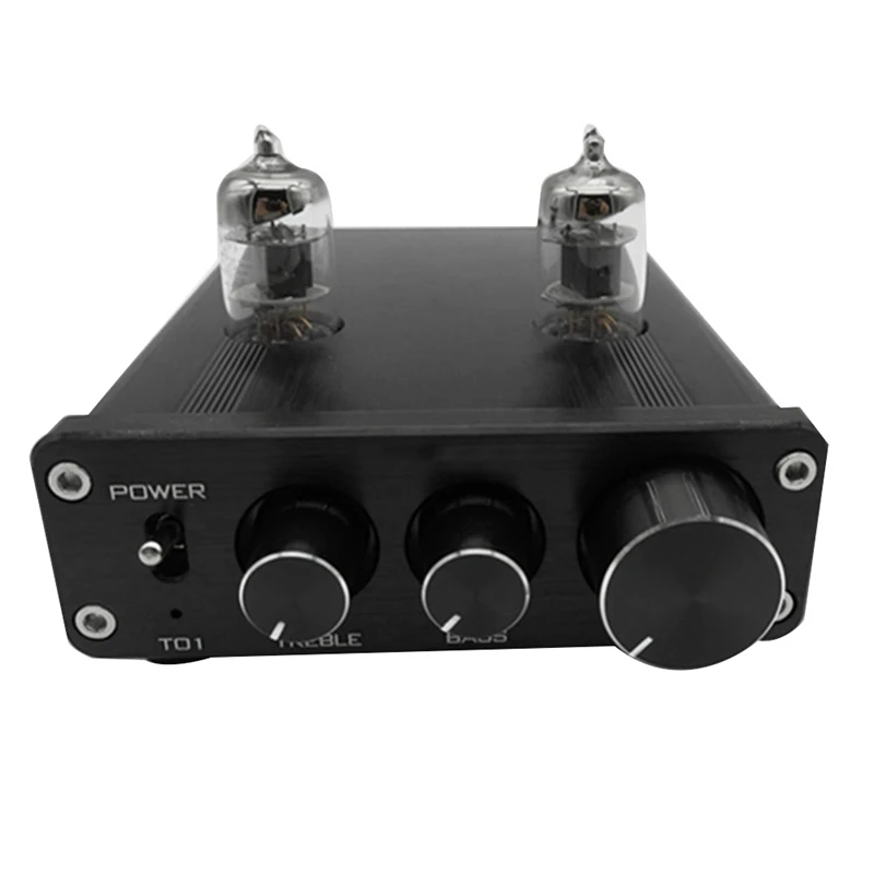 Preamplifier, 6J1 Vacuum Tube Amplifier Buffer Mini Hi Fi Stereo Preamp ...