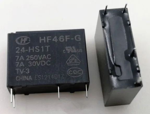 wholesale 10pcs/lot relay HF46F G 24 HS1T|Relays| - AliExpress