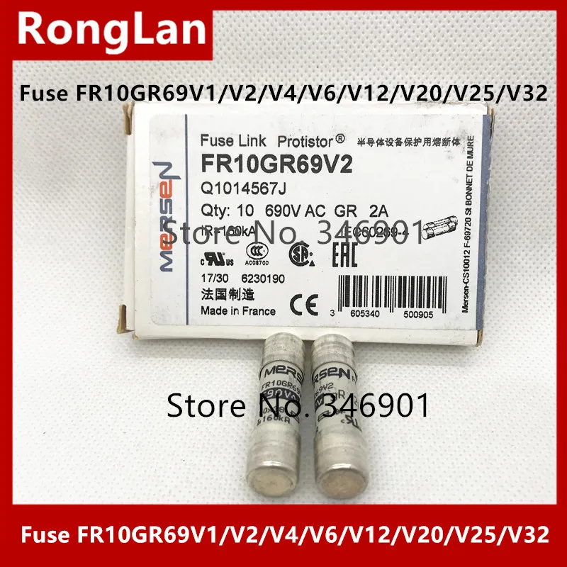 French Mersen Ferraz Fuse FR10GR69V1 FR10GR69V2 FR10GR69V4 FR10GR69V6 ...