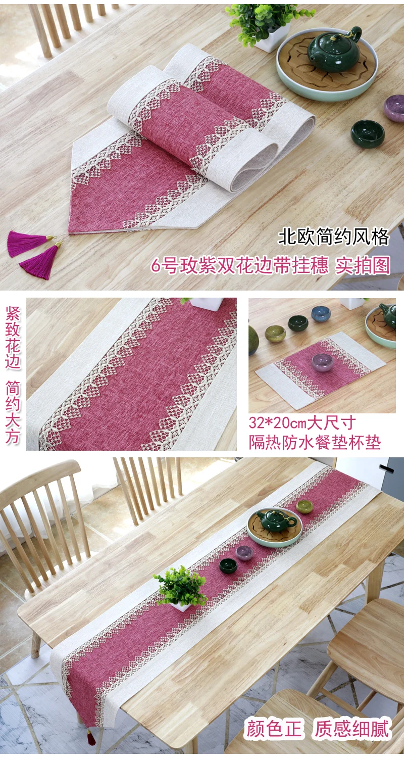Chemin de Table,Napperon de Table en dentelle moderne, chemin de Table ...