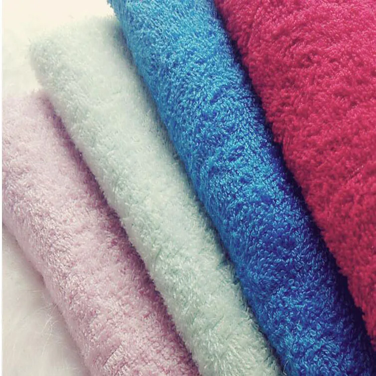 Cotton-double-sided-towel-cloth-woven-woolen-bathrobe-bath-towel-fabric ...