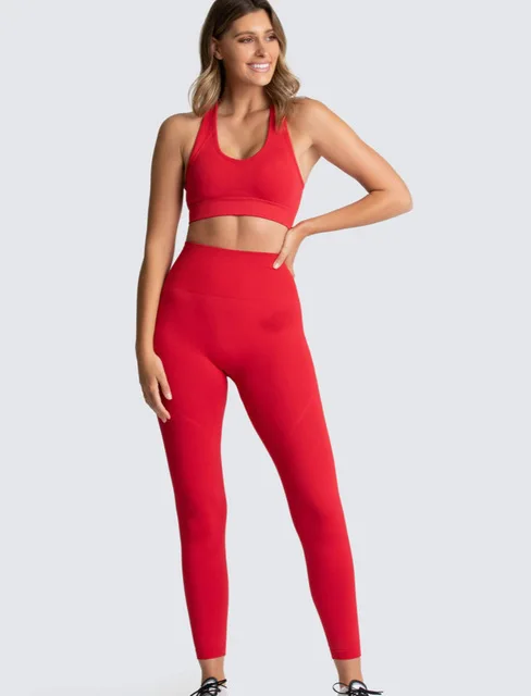 seamless hyperflex workout set sport leggings and top set yoga outfits ...