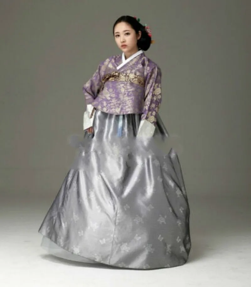Hanbok vestido de ceremonia tradicional coreana, traje real coreano de ...