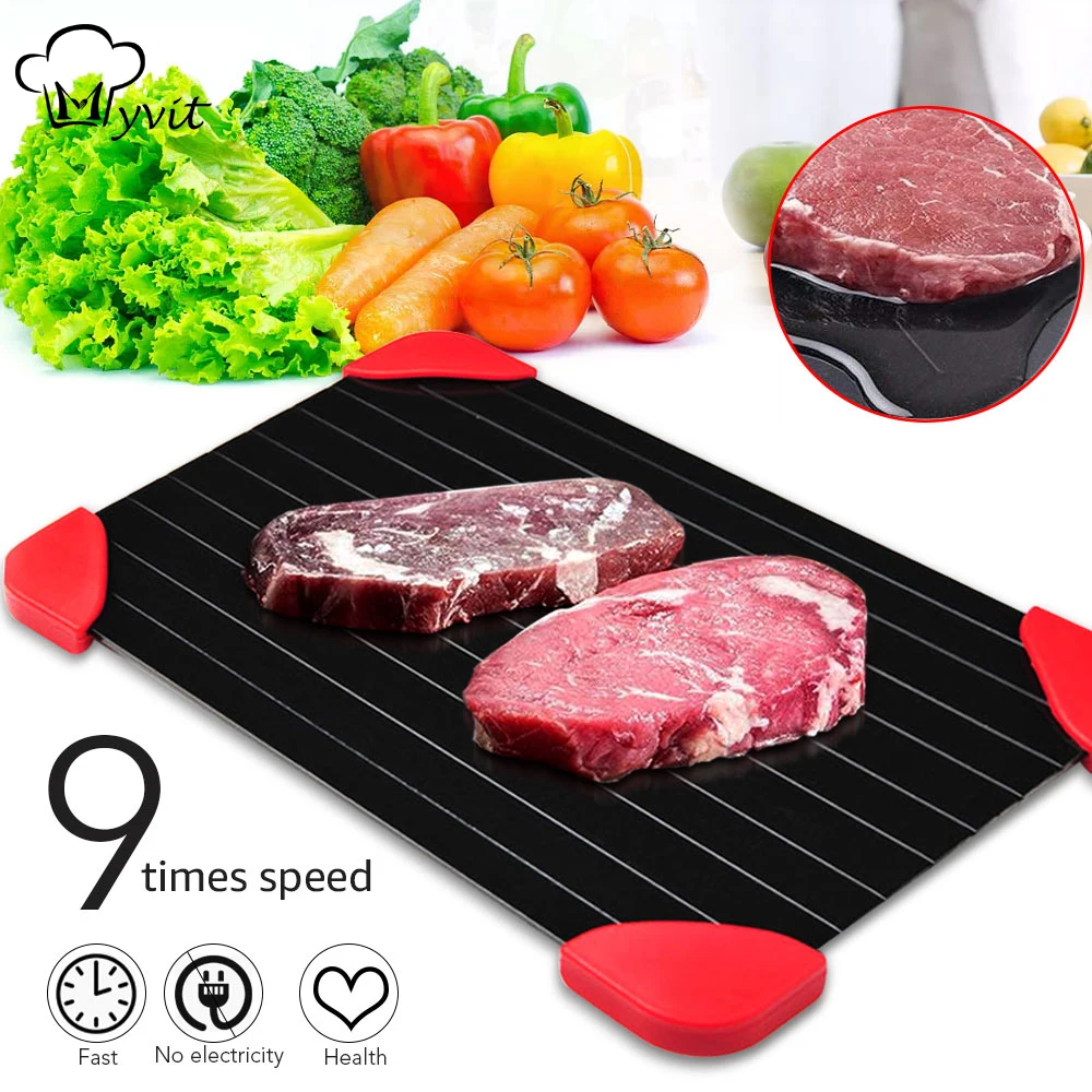 Myvit Fast Defrost Tray Thaw Froze Food Meat Fruit Quick Defrosting ...