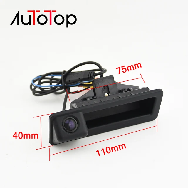 AUTOTOP Car Rear View Camera Reverse Parking Backup Trunk Handle Camera For BMW E60 E61 E70 E71 ...