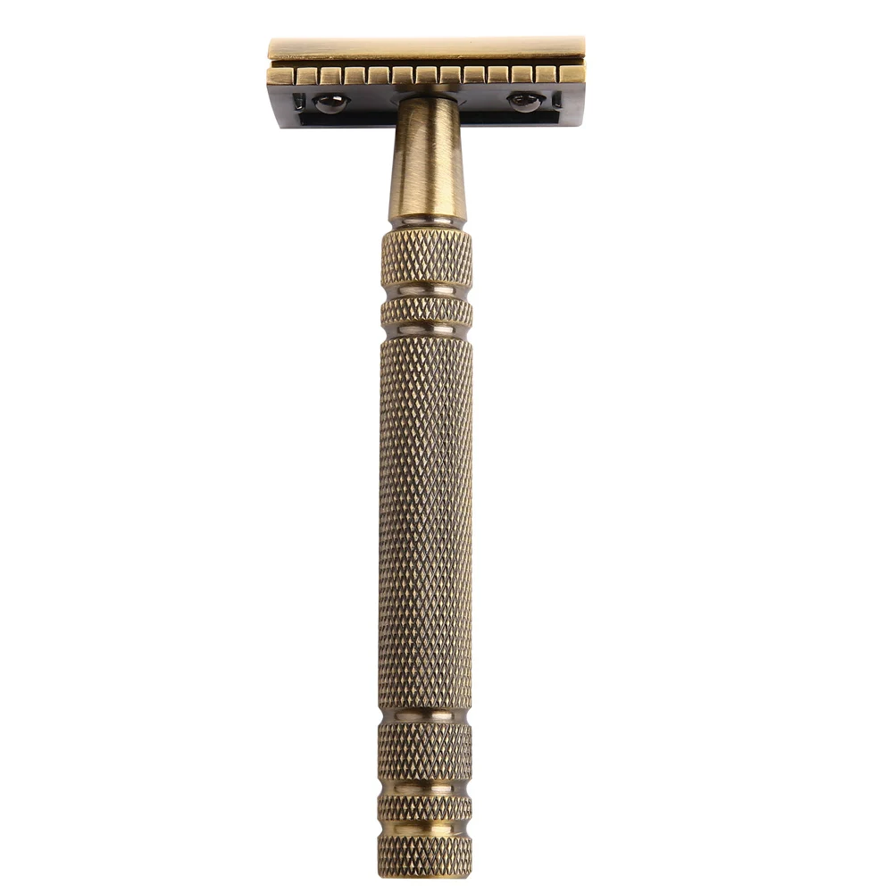 Safety Razors For Shaving Men Classic Metal Double Edge Shaver Brass ...