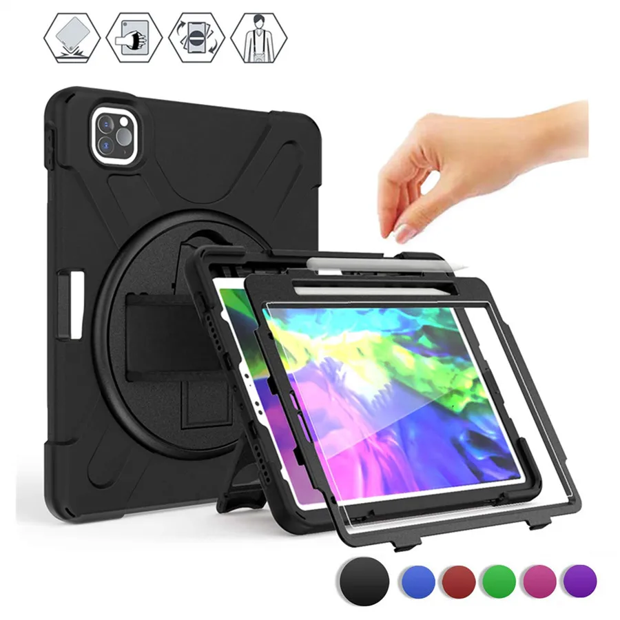 Case-For-iPad-Pro-11-11-Inch-Rugged-Shockproof-Cover-Pencil-Holder-for ...