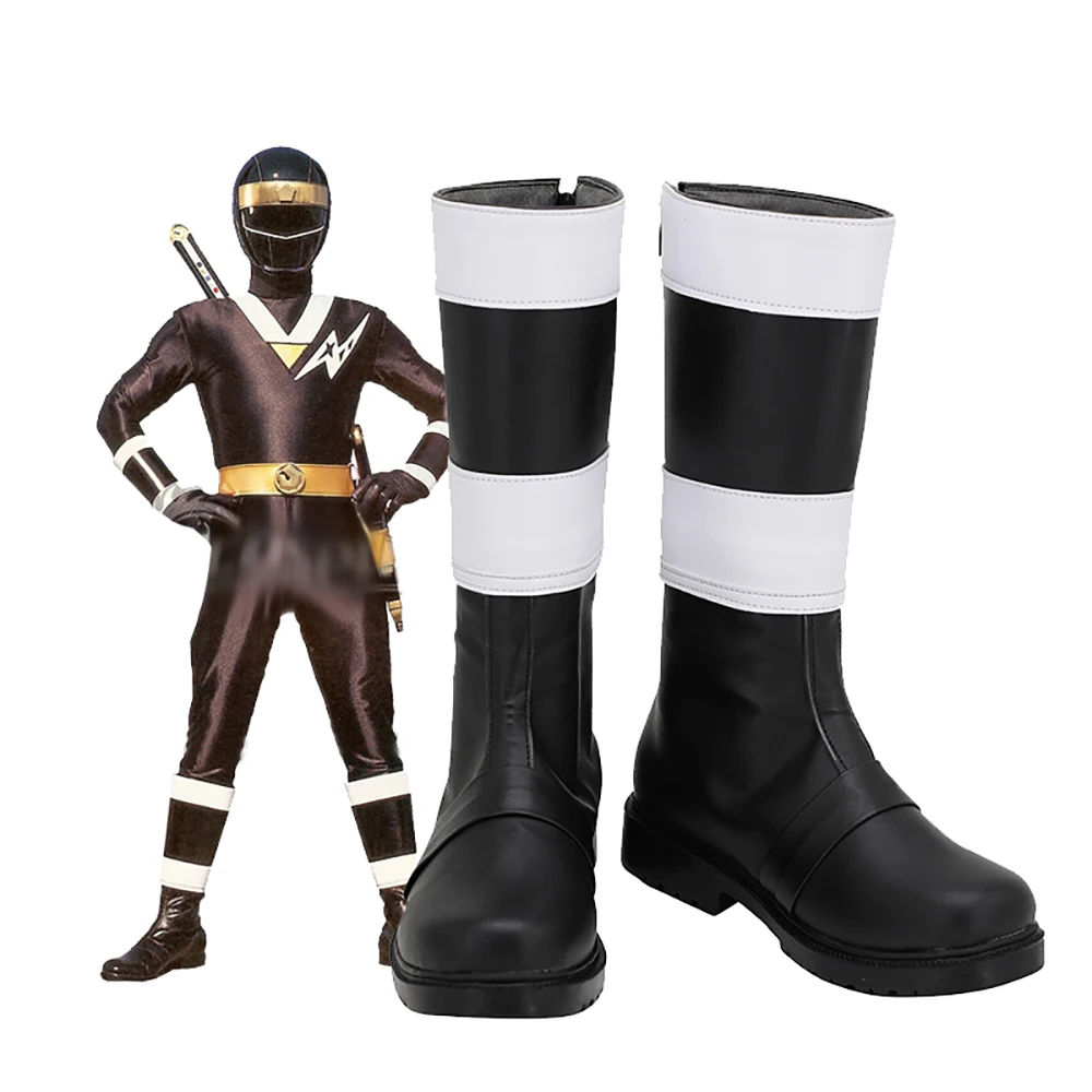 Power Rangers Ninja Sentai Cosplay Boots Shoes - AllCosplay.com