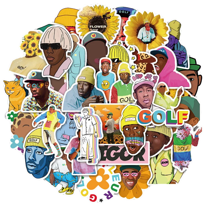 10/30/50pcs/pack America Hip hop singer Tyler The Creator Stickers For ...