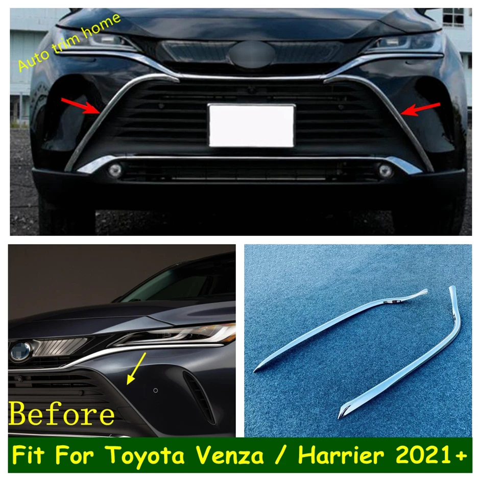Front Hood Side Billet Grille Bottom Cover Body Trim For Toyota Venza ...