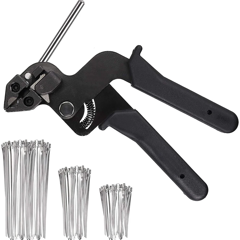 201-301pcs-Set-Stainless-Steel-Cable-Tie-Pliers-Zip-Tie-Automatic ...