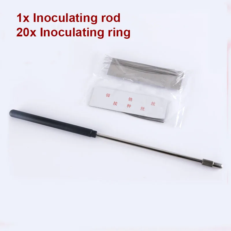 Microbiology Inoculation Inoculating Rod Handle Loop & 20 Nichrome Wire ...