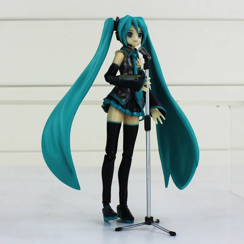 New 15cm Movable Anime Action Figure Hatsune Miku Figma 014 Model Doll ...