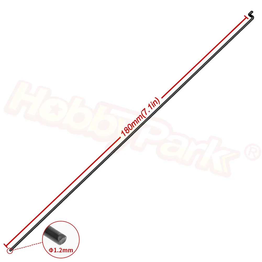 Rc Airplane Control Horns 20x11mm+1.2x21mm Clevis+pushrod Connector ...