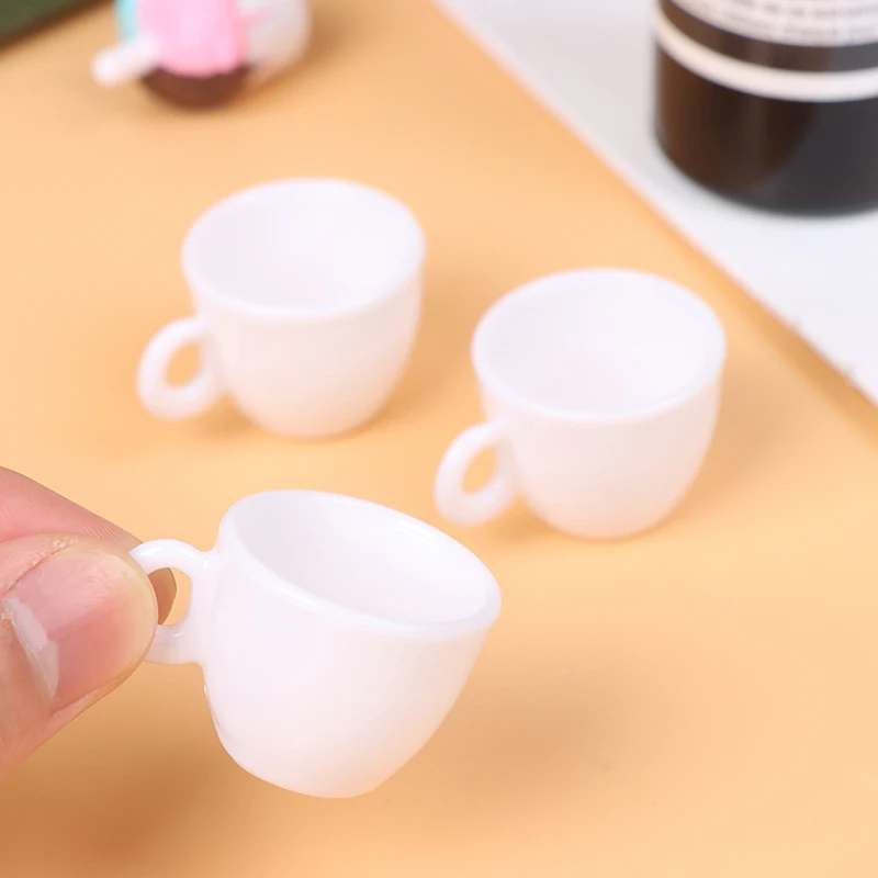 Mini taza de café en miniatura para casa de muñecas, modelo creativo ...