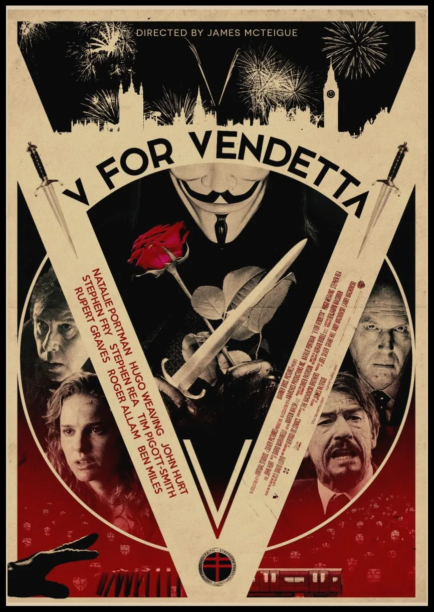 Vintage Movie Poster retro movie poster Sizes 12x18 20x30 24x36 Premium ...