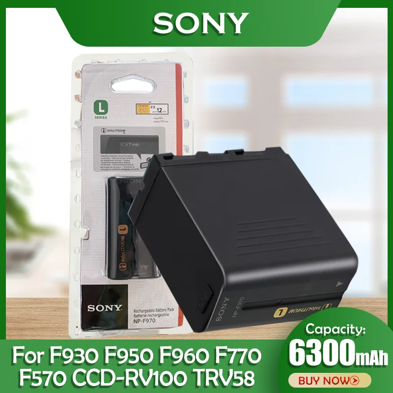 Sony Batería de cámara Original NP F970 NP F970 NPF970, F930, F950 ...