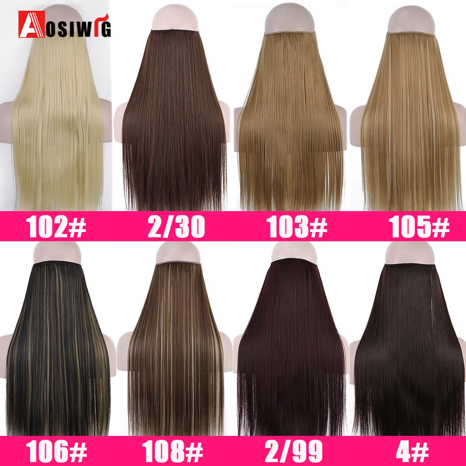 Accessoires coiffure,Extension capillaire synthétique avec Clip ...