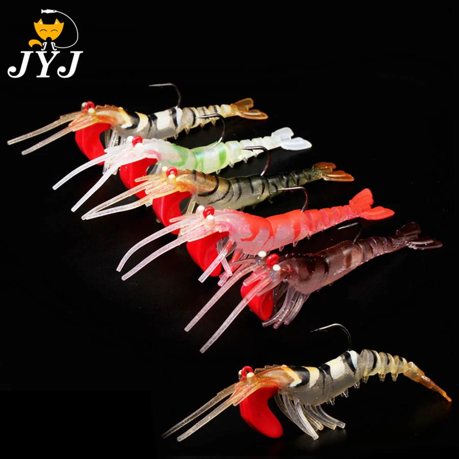1pc Soft Shrimp Fishing Lures Artificial Shrimp Prawn Baits 7g/12g/18g ...