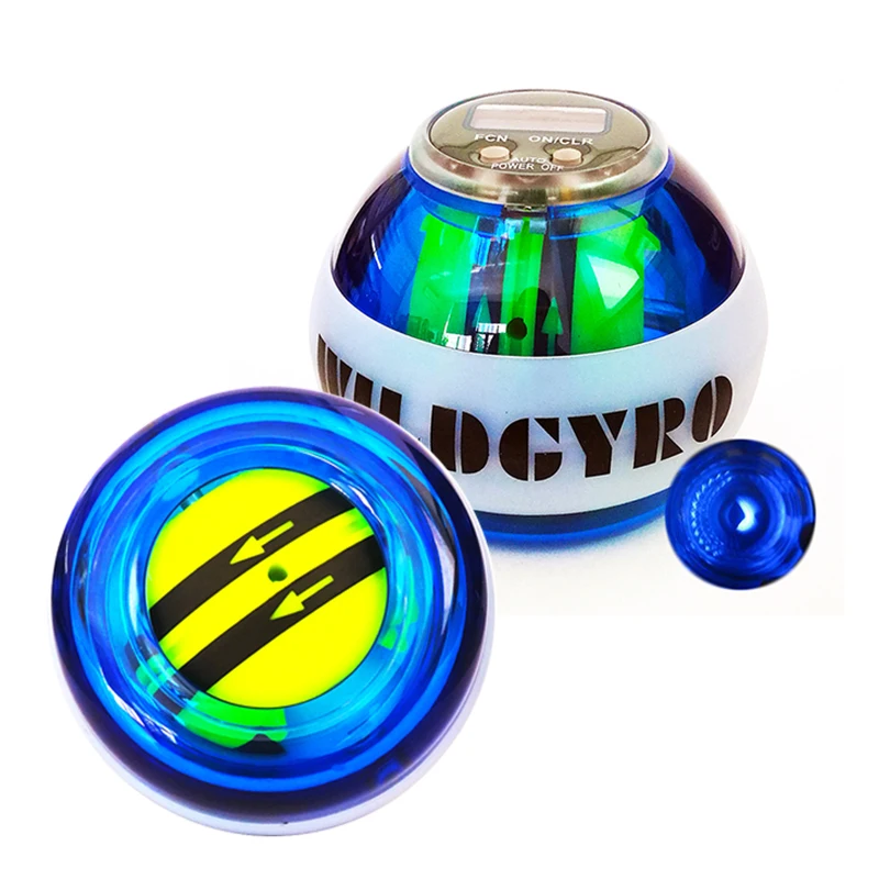 Muscle Relax Hand Ball Gyroscope Energy Power Ball LED Speed Meter ...