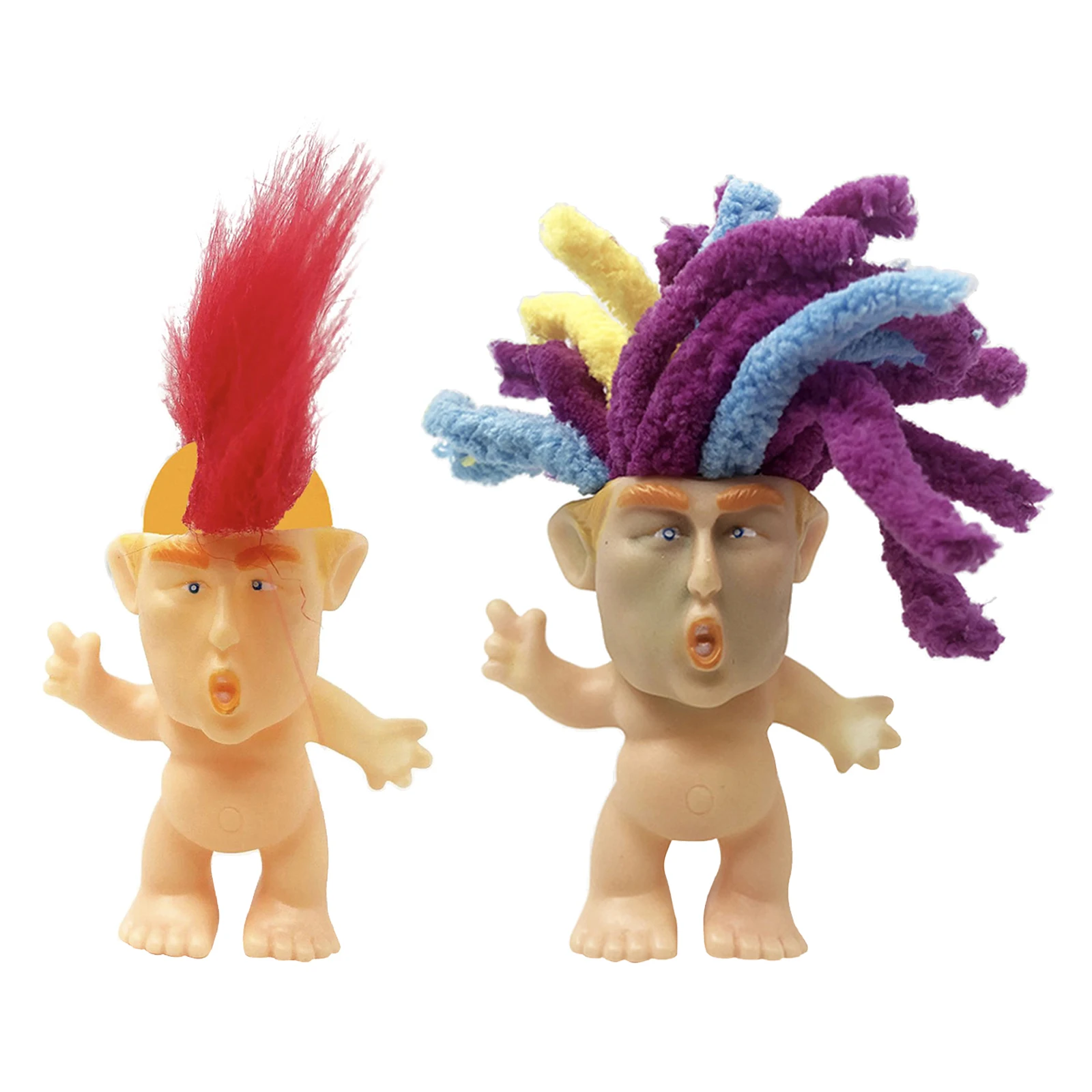 Lucky Troll Dolls Vintage Mohawk Punk para colecciones, proyecto ...